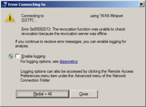 How to Disable Revocation Check on SSTP VPN - PALVELIMET.NET